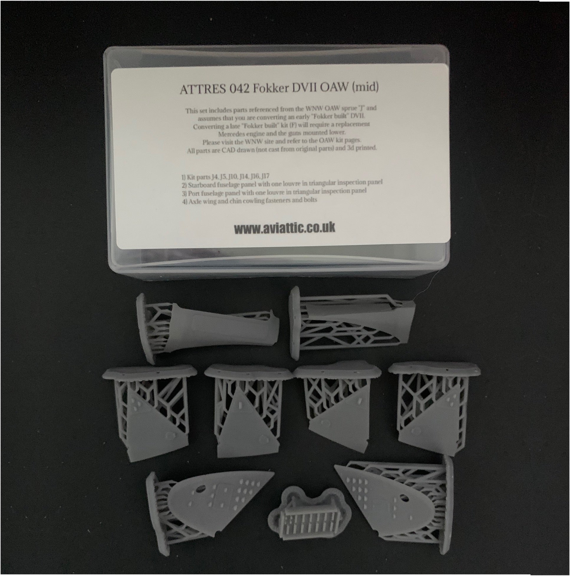 Aviattic 1/24 - Fokker Dr.I - Control column - Mid production – Gothaforce