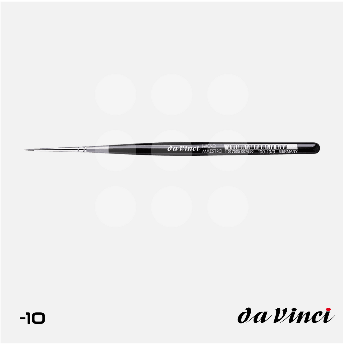 da Vinci Micro Maestro Series 100 Size -10 Fine Red Sable Kolinsky ...