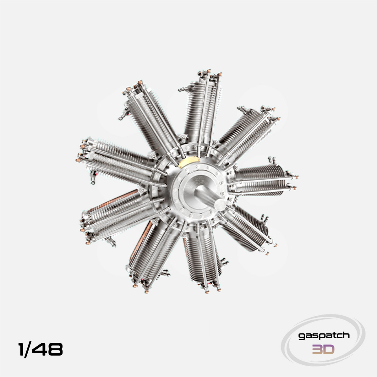 GasPatch Models - 1/48 Clerget 9B Version II Engine – Gothaforce