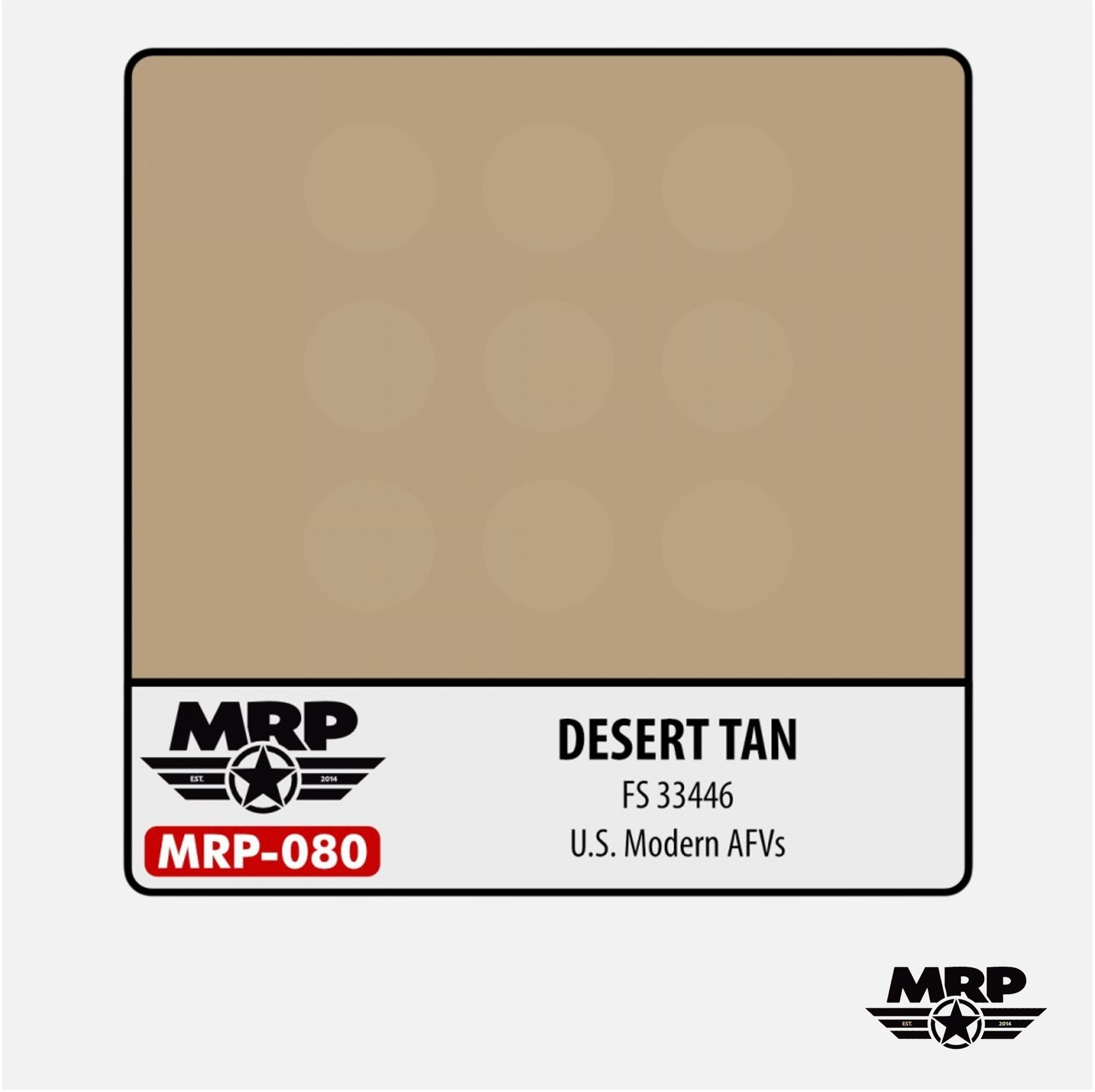 Mr.Paint - MRP-080 Desert Tan - FS 33446 - US Modern AFVs – Gothaforce